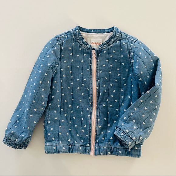 Cat & Jack | Jackets & Coats | Cat Jack Girls 45 Chambray Quilted ...